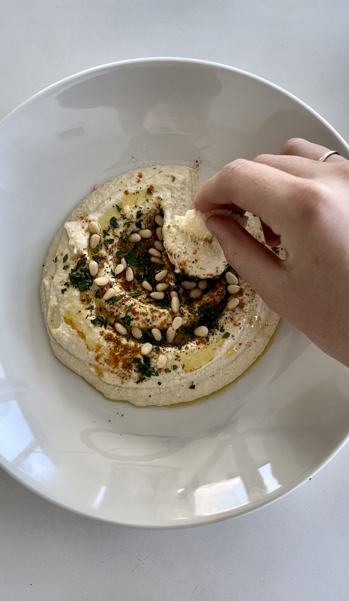 Creamy Homemade Hummus - Dang That's Sweet