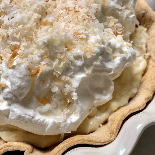 Southern Coconut Cream Pie - Dang That's Sweet