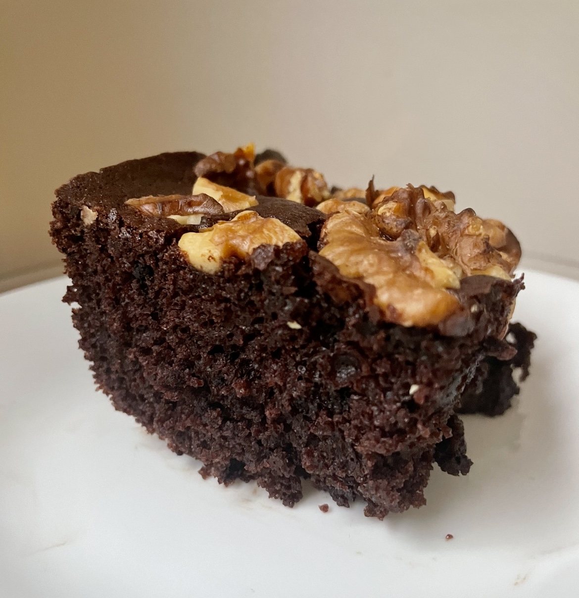 Chocolate Walnut Cake - Dang That's Sweet