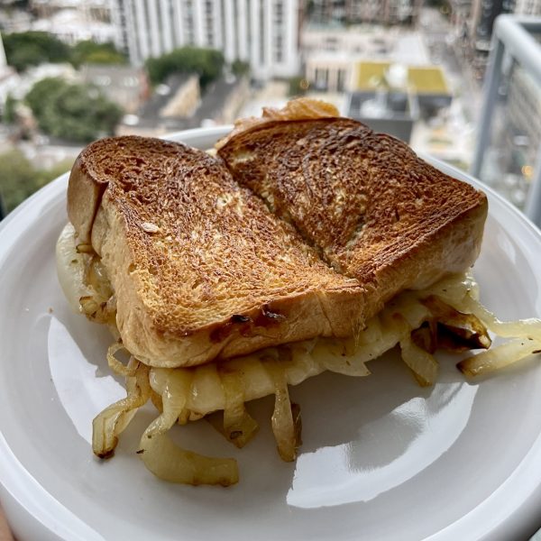Cheese And Onion Toasties - Dang That's Sweet