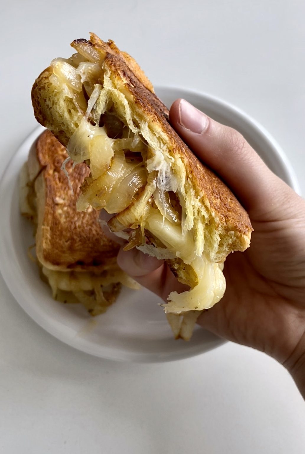 Cheese And Onion Toasties - Dang That's Sweet