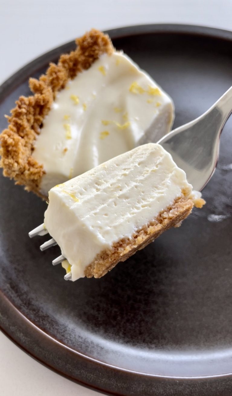 No Bake Lemon Icebox Pie - Dang That's Sweet