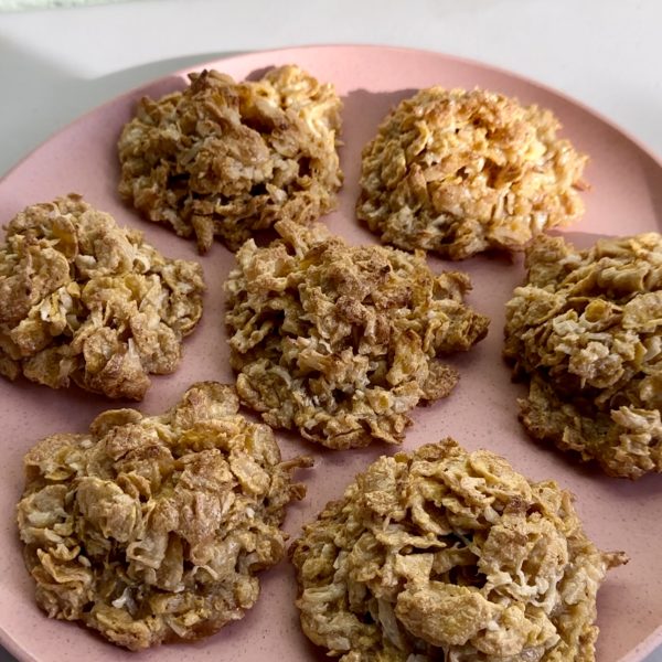 Caramel Cornflake Clusters - Dang That's Sweet