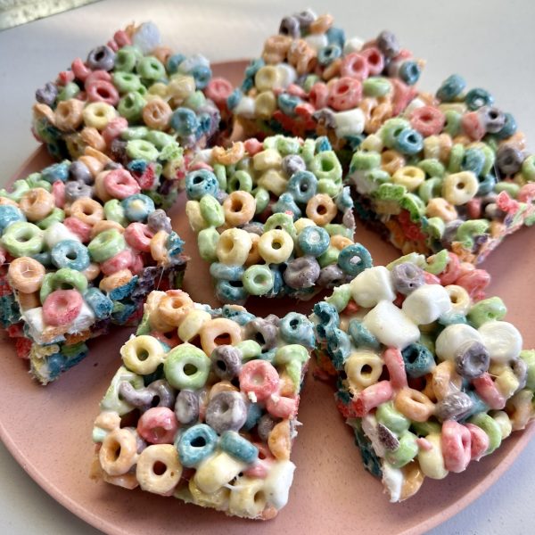 Fruit Loop Cereal Bars - Dang That's Sweet