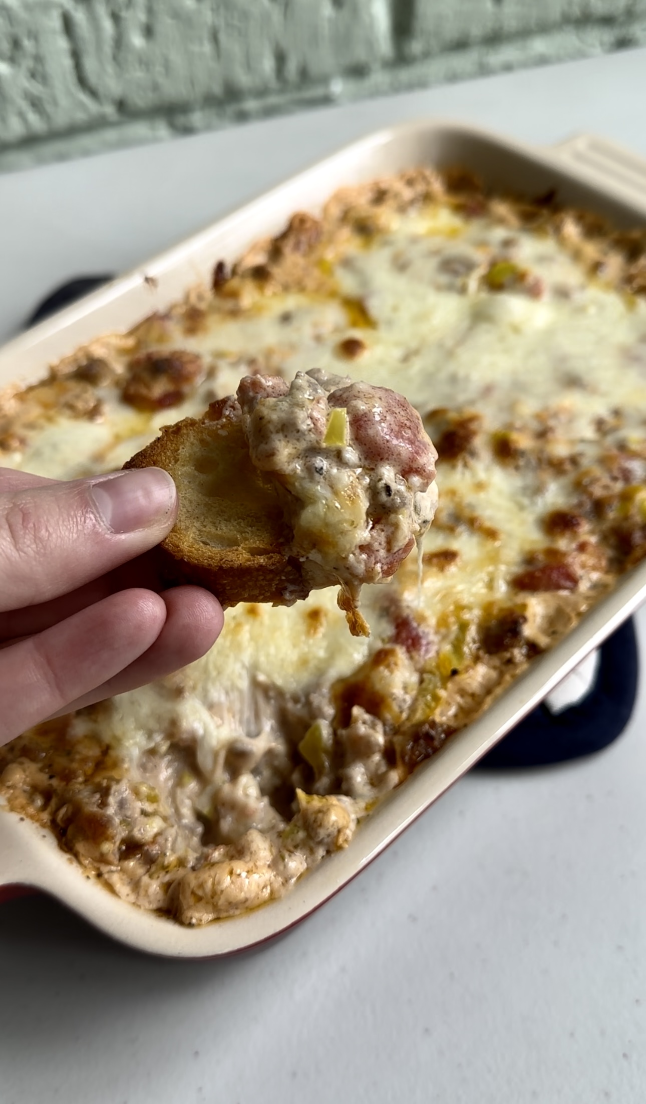 Italian Sausage Dip - Dang That's Sweet