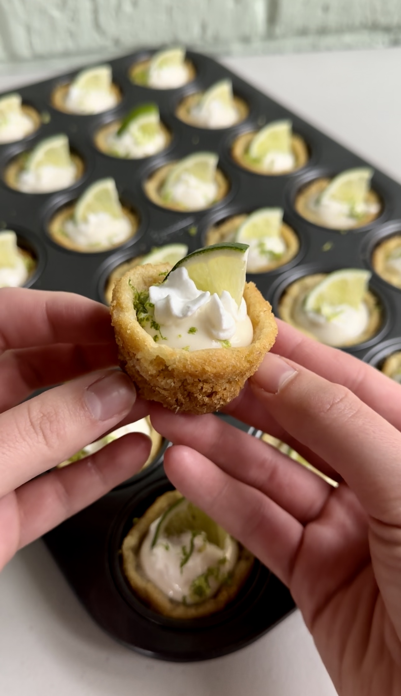 Key Lime Cookie Cups - Dang That's Sweet