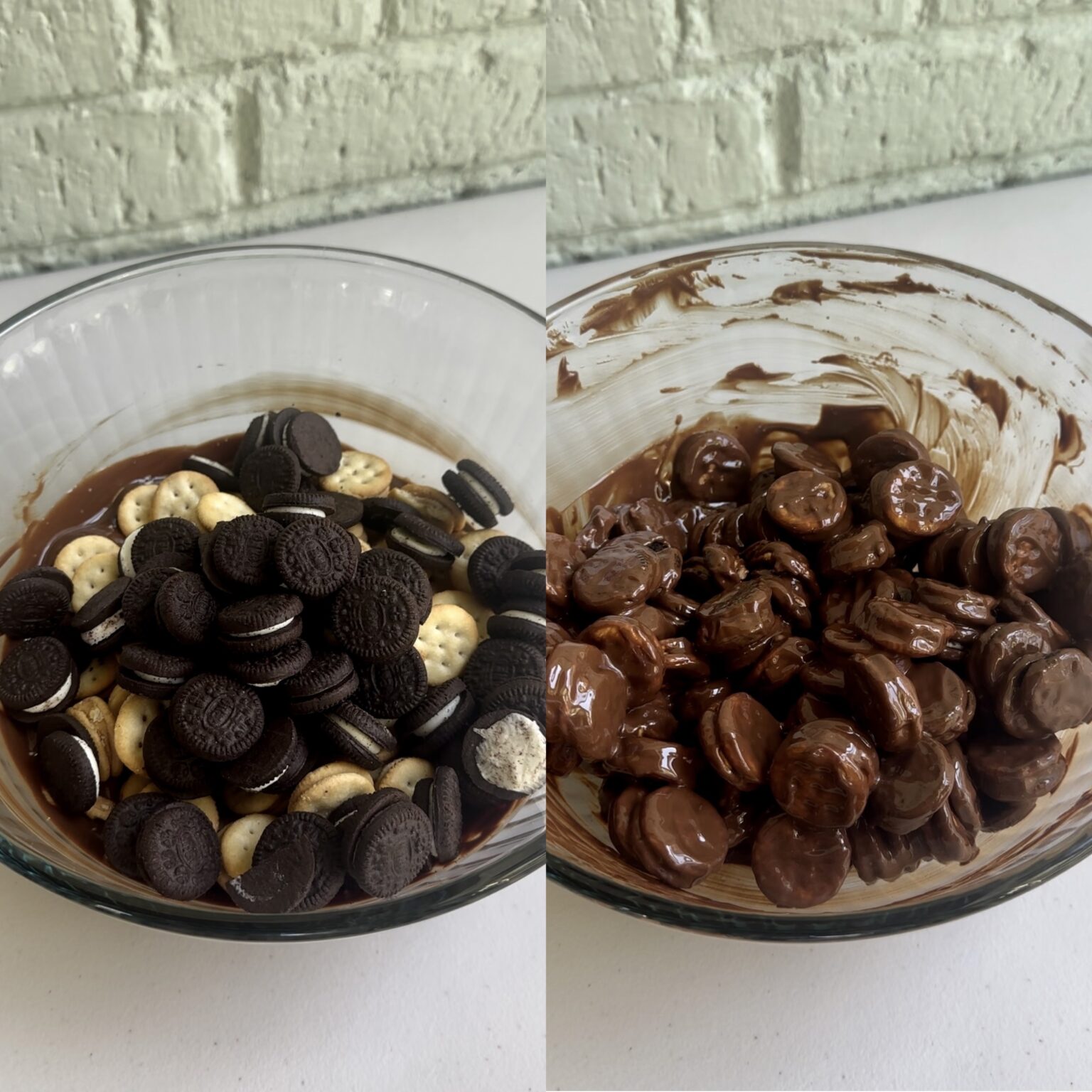 Ritz Bits and Oreo Puppy Chow - Dang That's Sweet