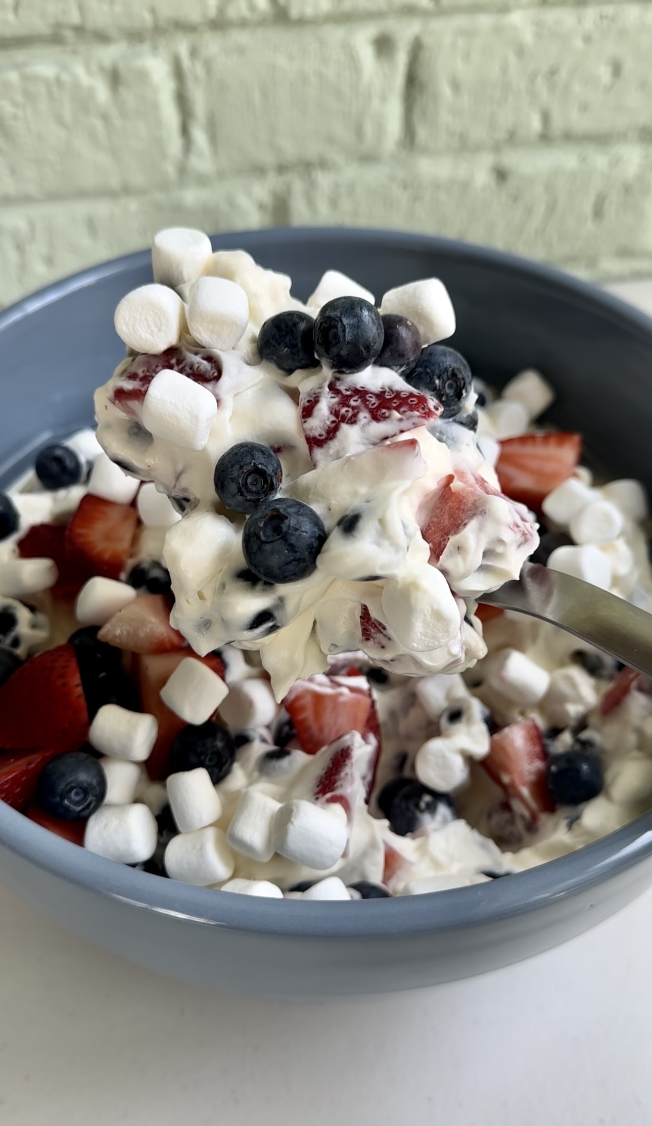 Berry Cheesecake Salad - Dang That's Sweet