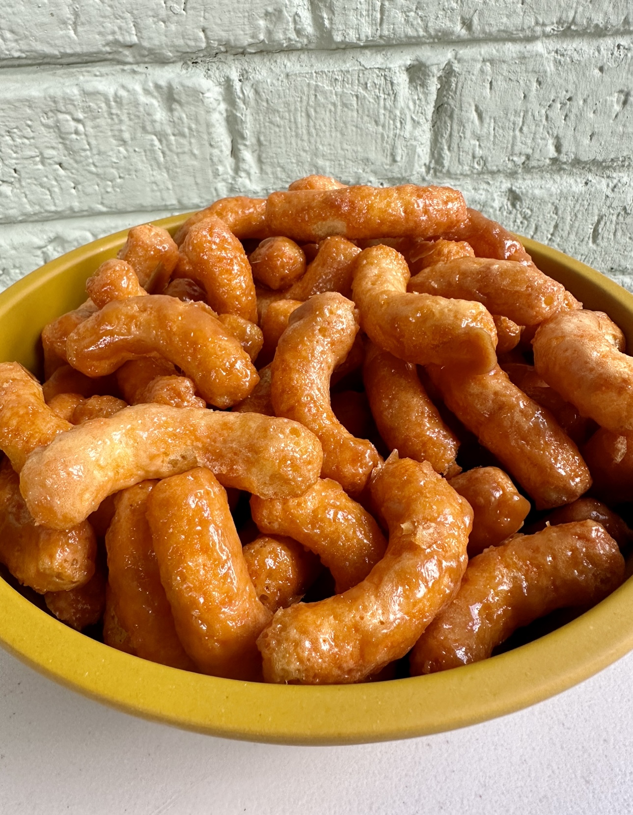 Caramel Candied Cheetos - Dang That's Sweet
