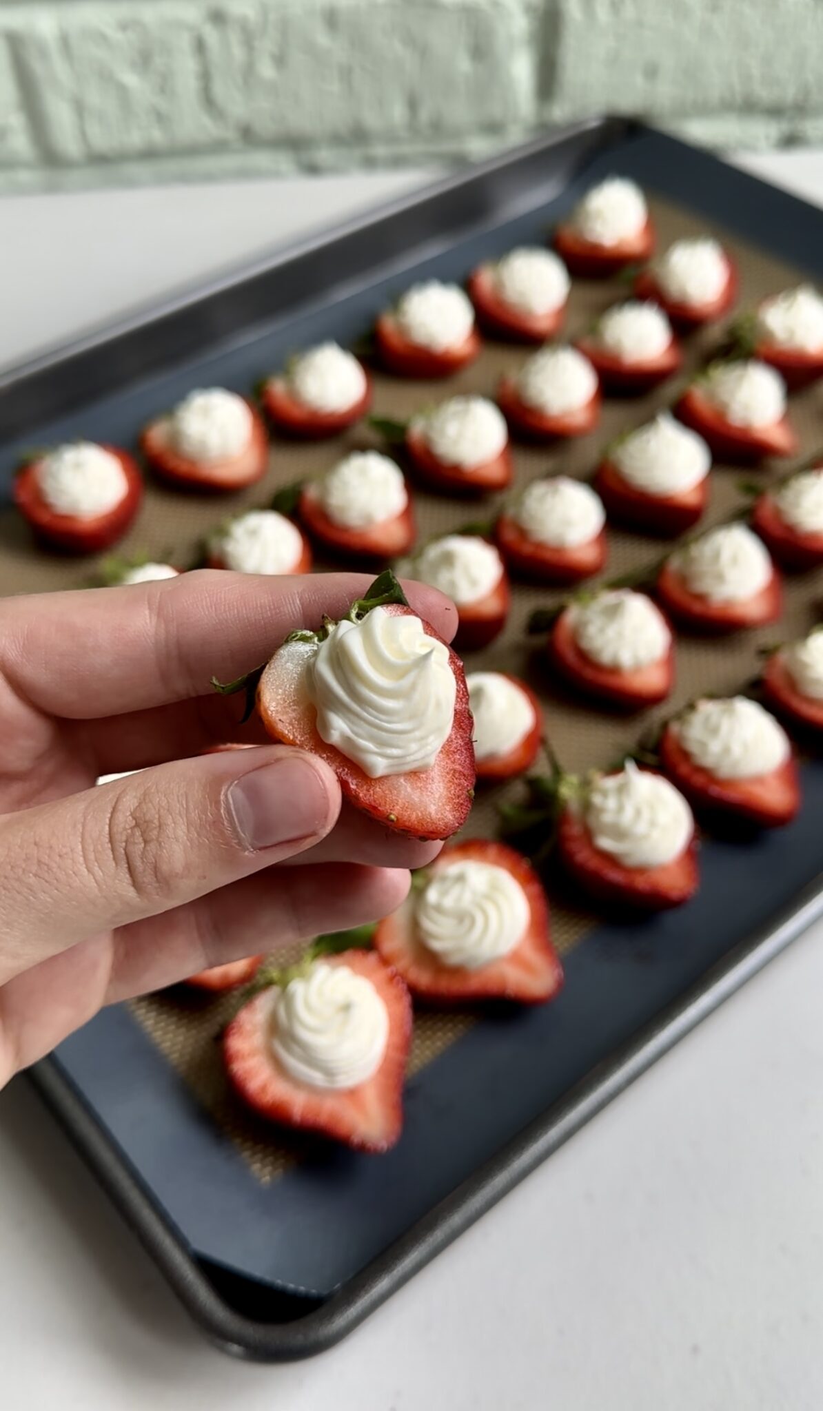 Deviled Strawberries - Dang That's Sweet