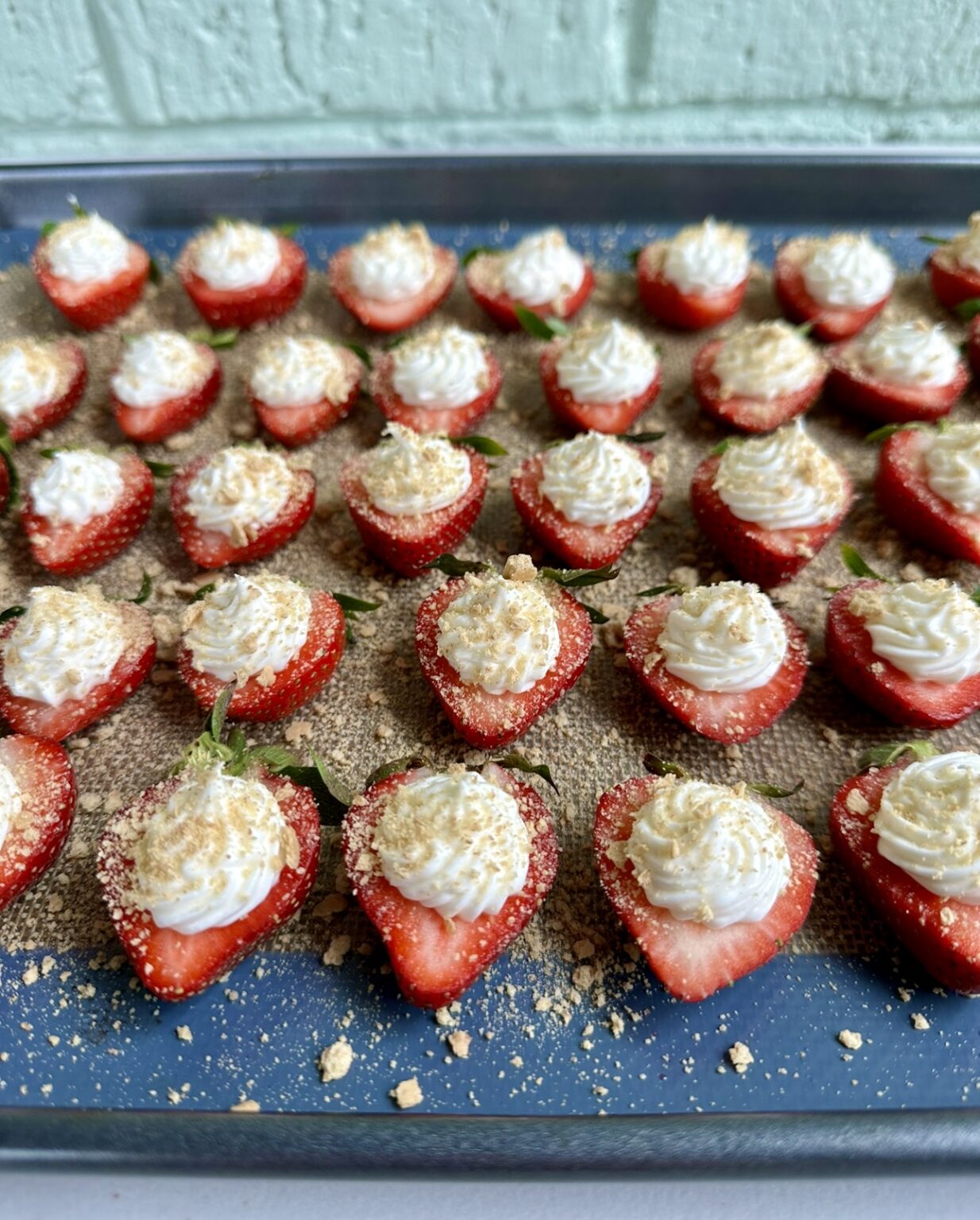 Deviled Strawberries - Dang That's Sweet