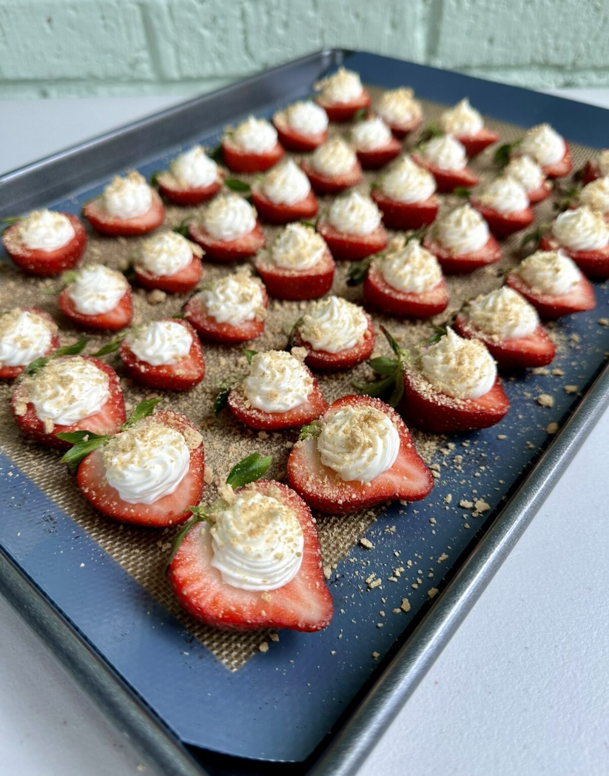 Deviled Strawberries - Dang That's Sweet