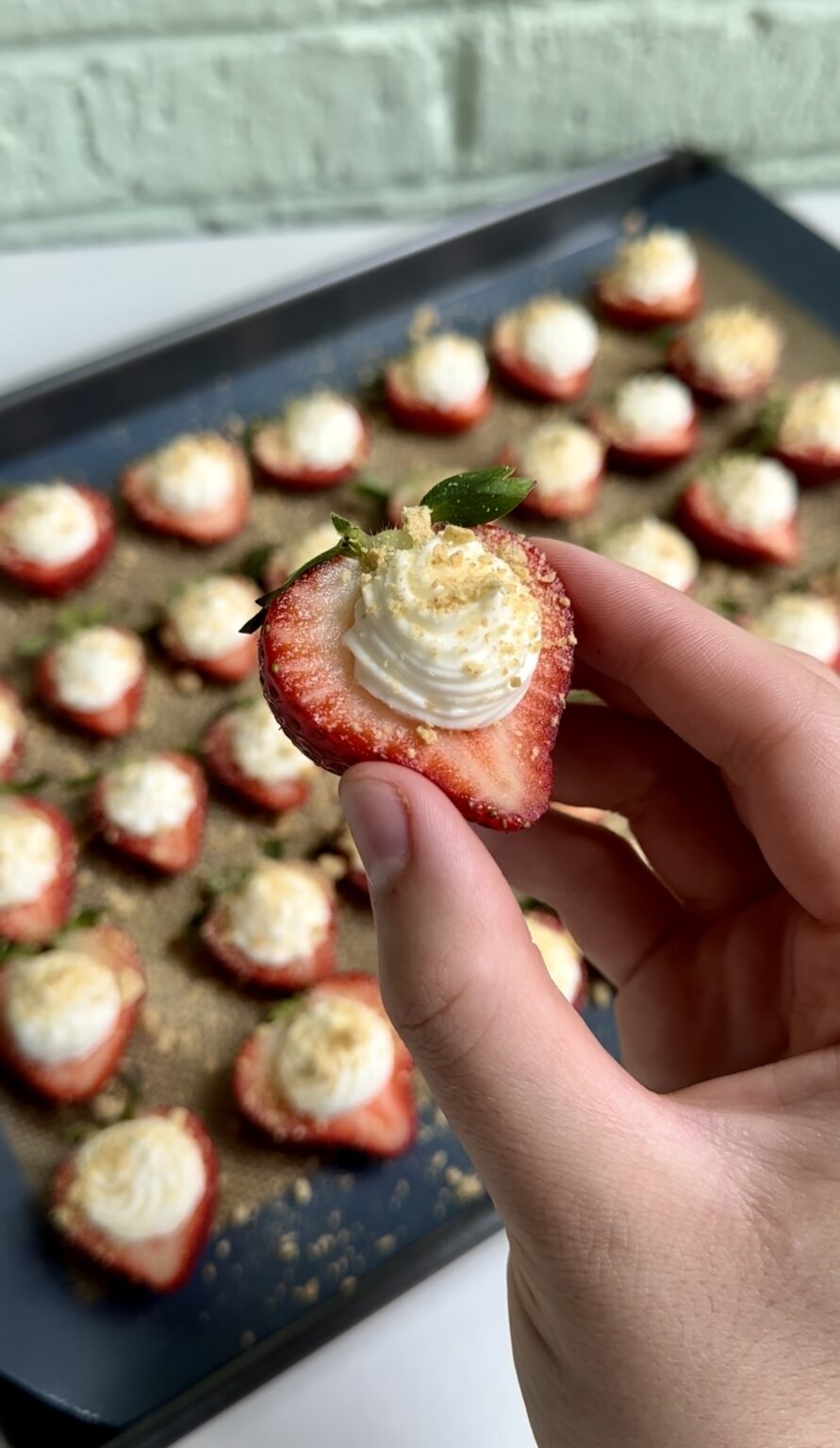Deviled Strawberries - Dang That's Sweet