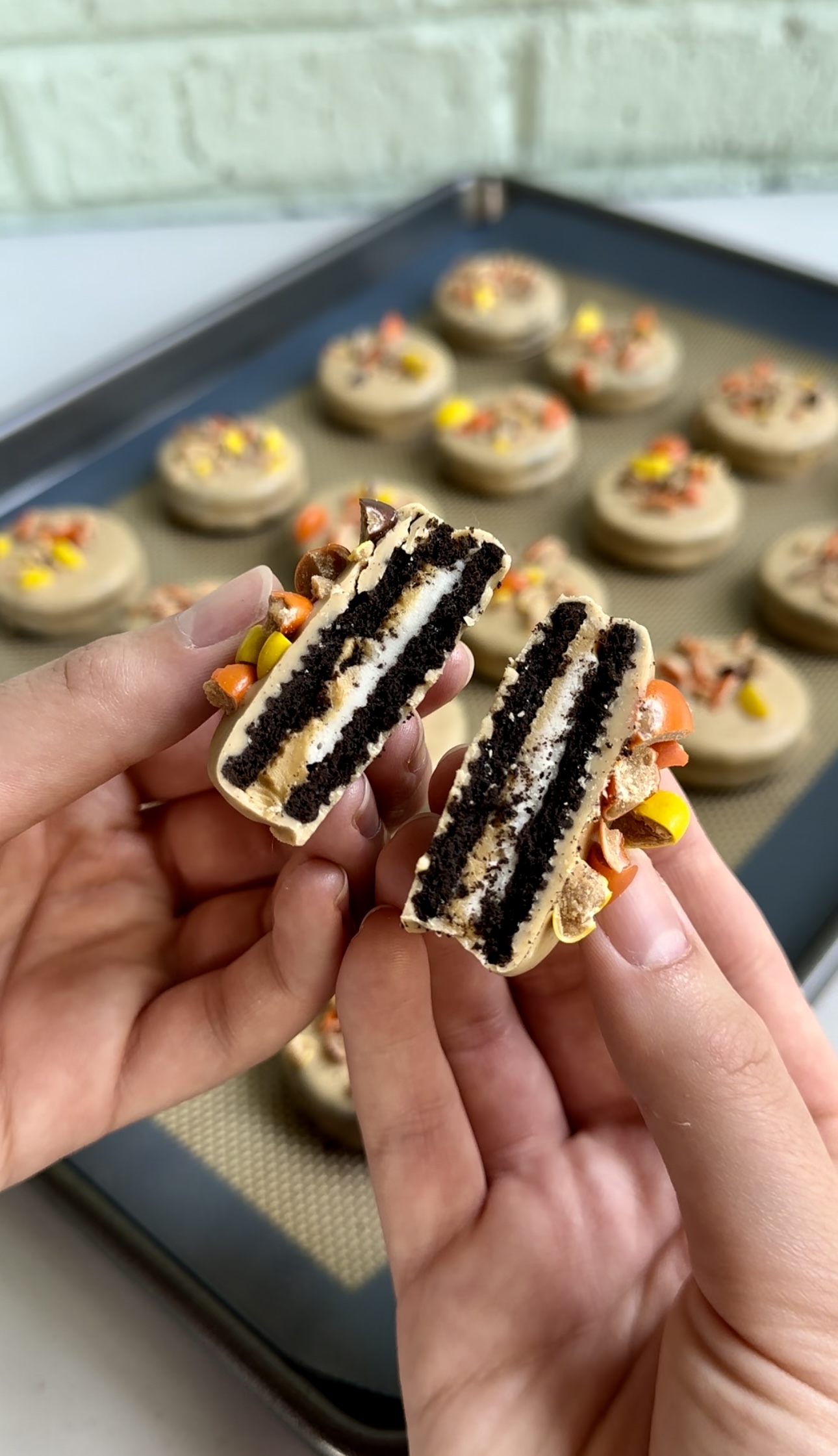 Peanut Butter Dipped Oreos - Dang That's Sweet