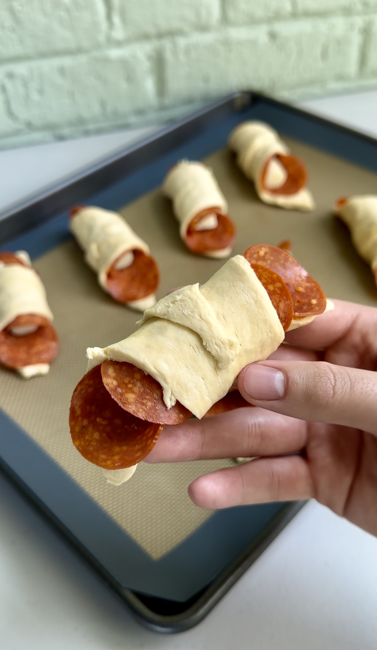 Pepperoni Crescent Rolls - Dang That's Sweet