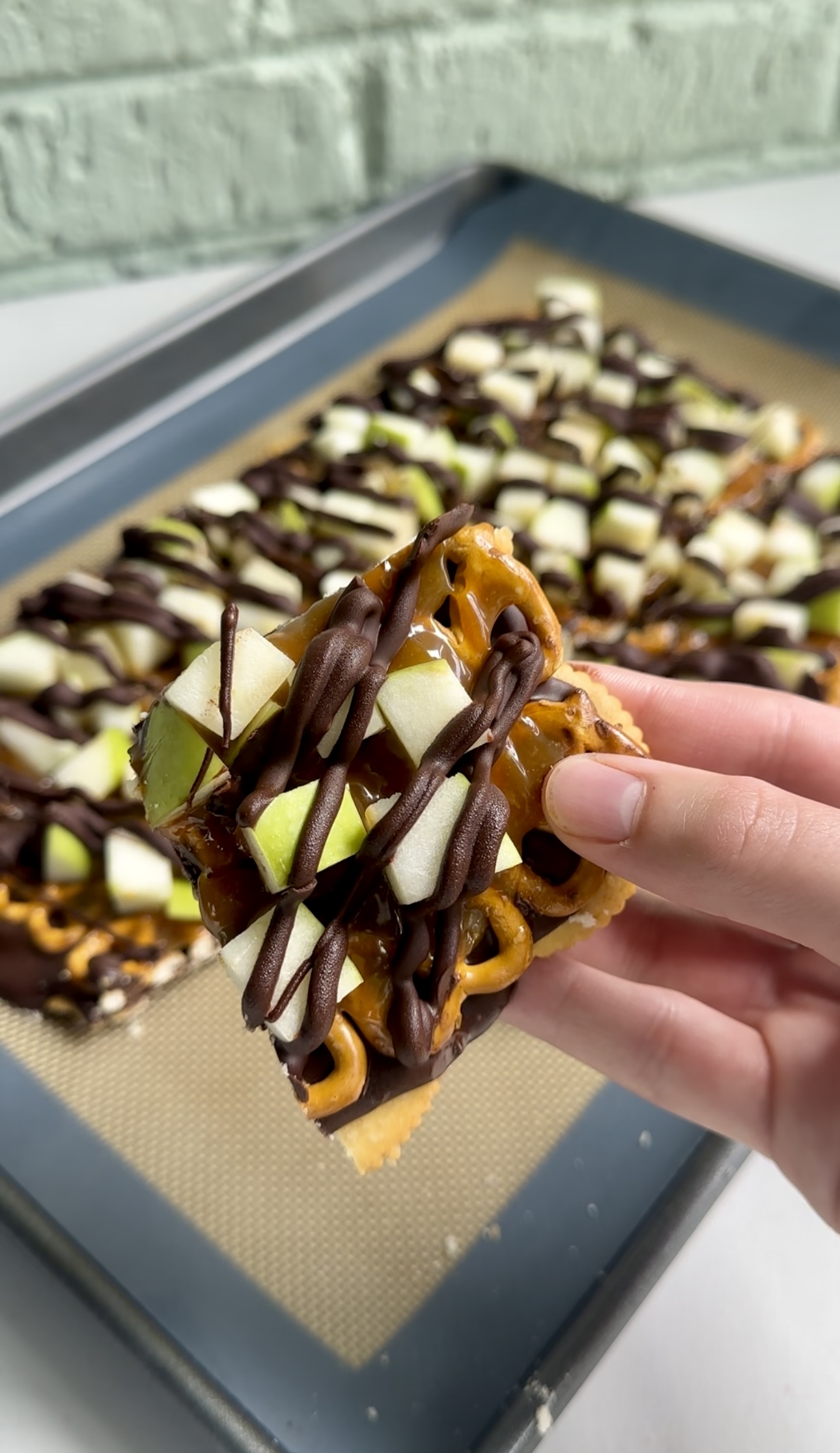 Caramel Apple Bark - Dang That's Sweet