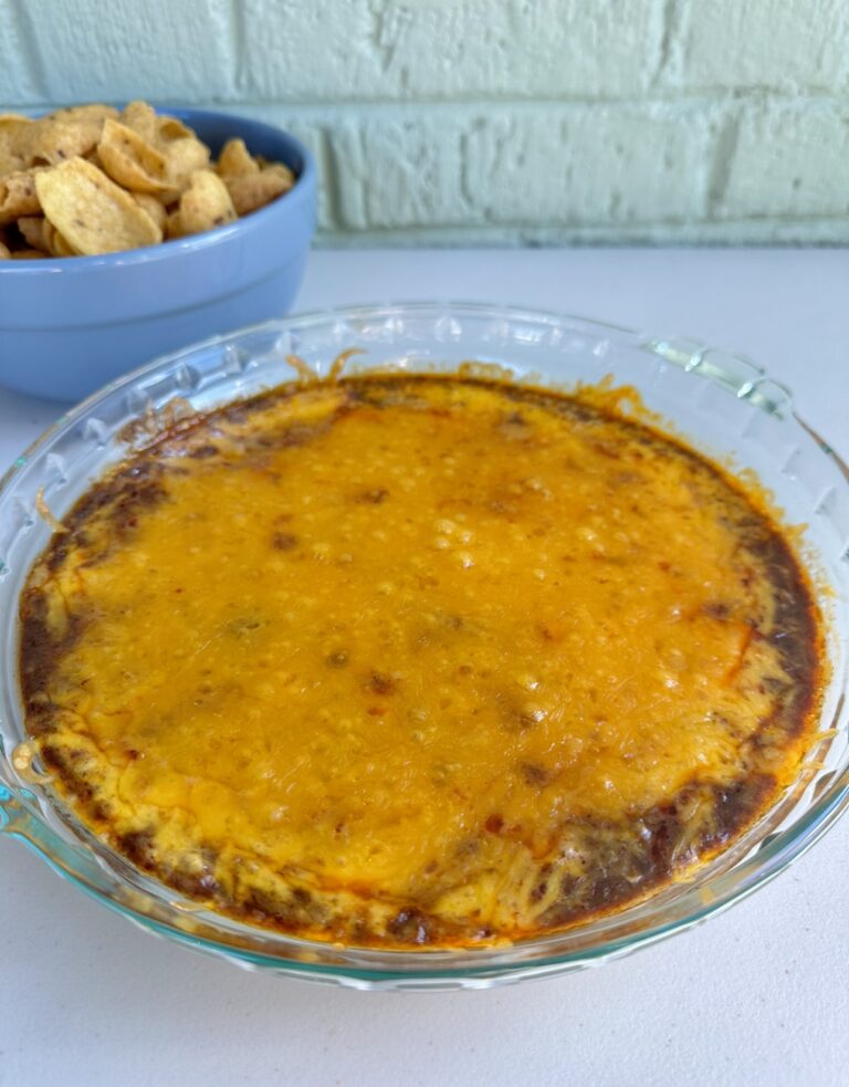 Skyline Dip (Chili Cheese Dip) - Dang That's Sweet