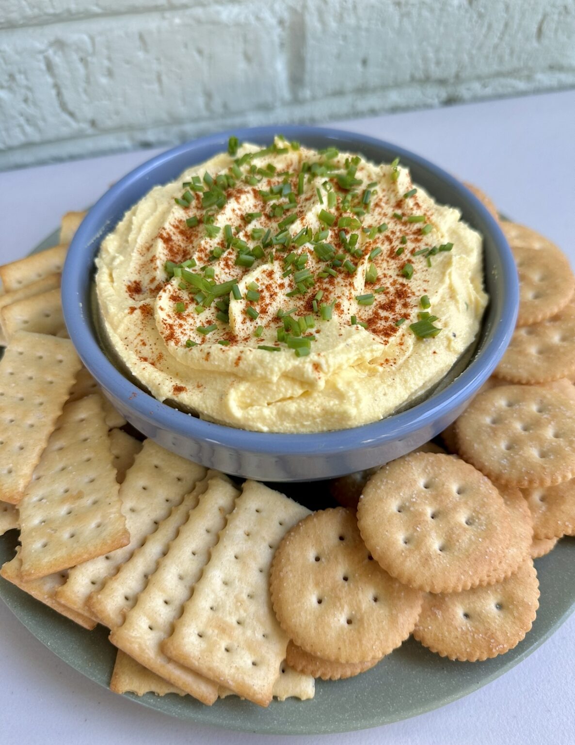Deviled Egg Dip - Dang That's Sweet