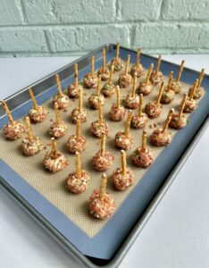 Mini Cheese Ball Bites - Dang That's Sweet