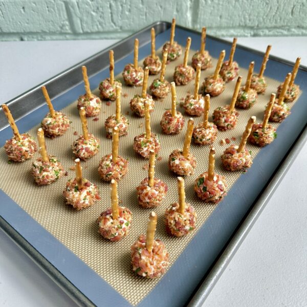 Mini Cheese Ball Bites - Dang That's Sweet