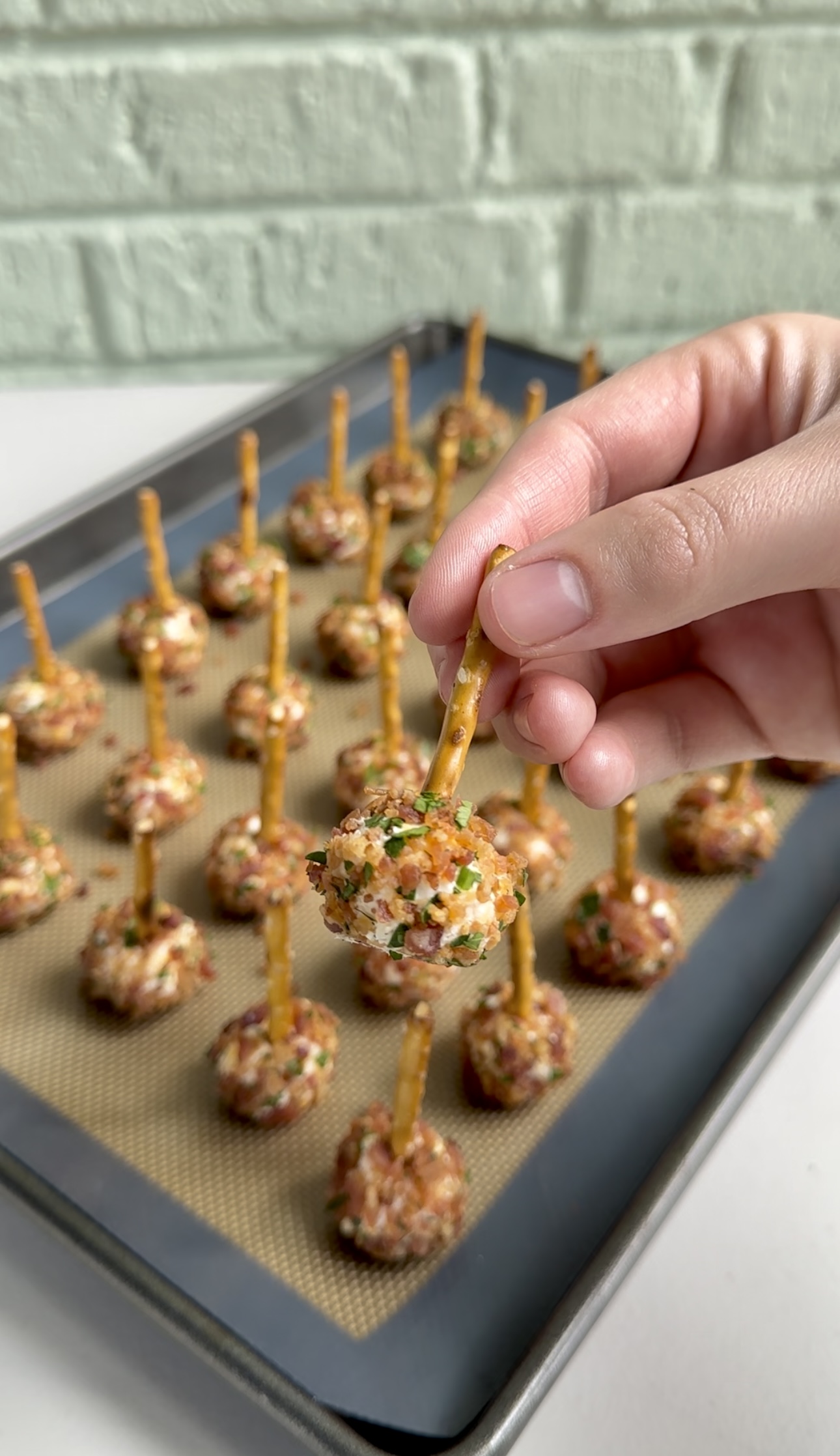 Mini Cheese Ball Bites - Dang That's Sweet