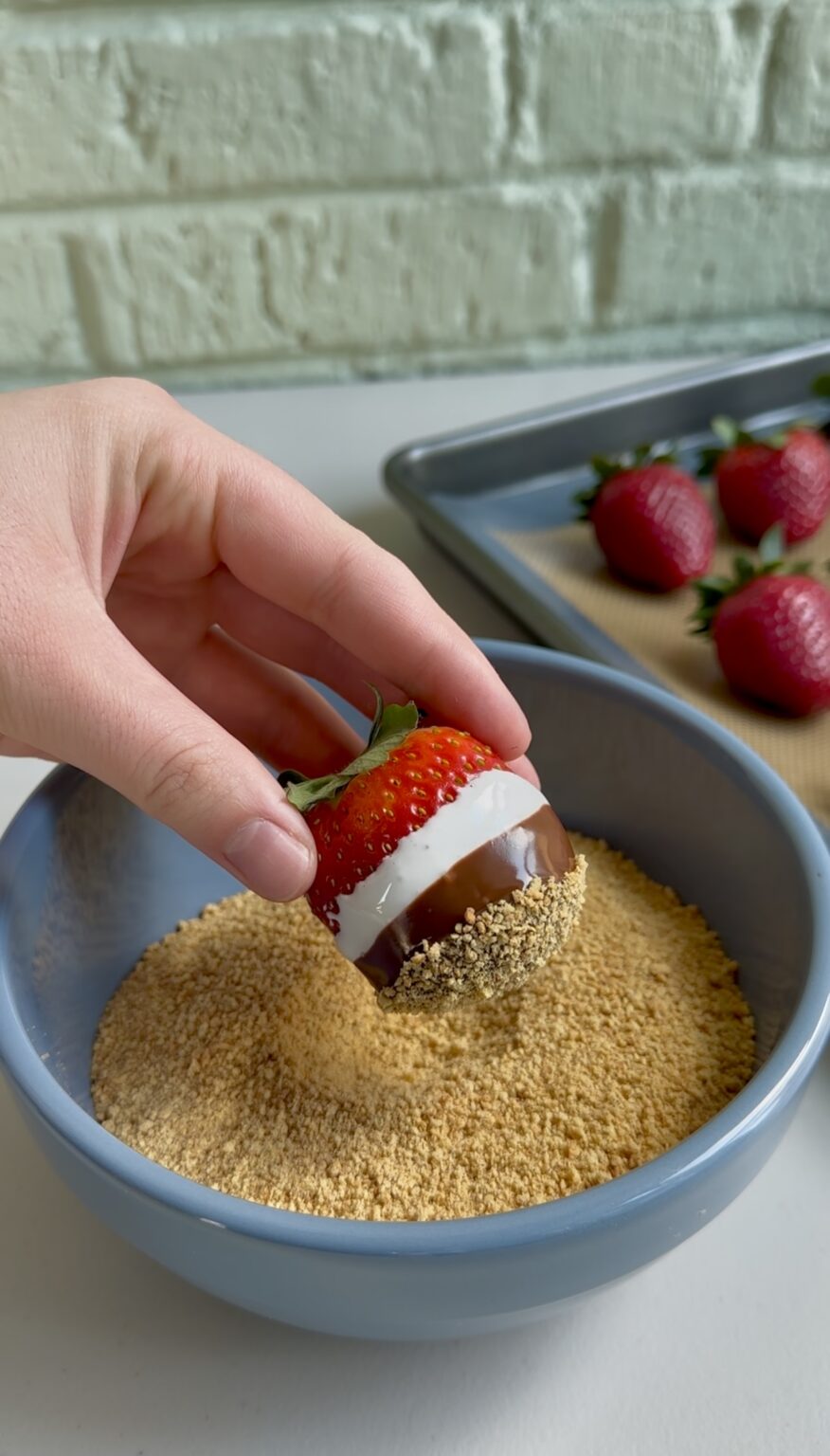 S'mores Strawberries - Dang That's Sweet
