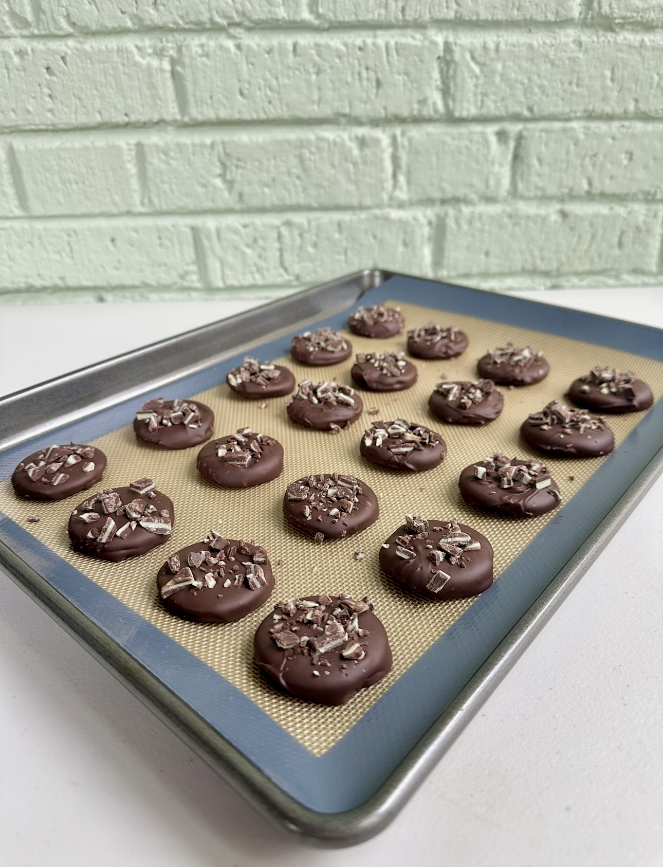 No Bake Thin Mints - Dang That's Sweet