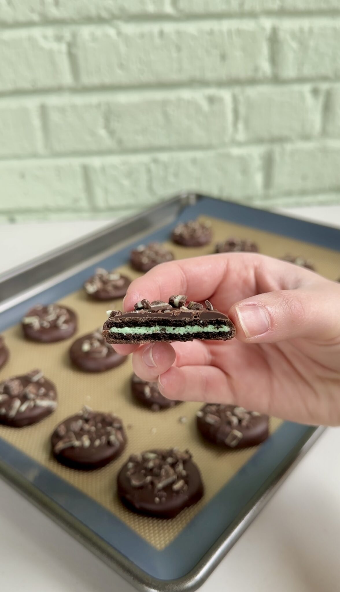 No Bake Thin Mints - Dang That's Sweet