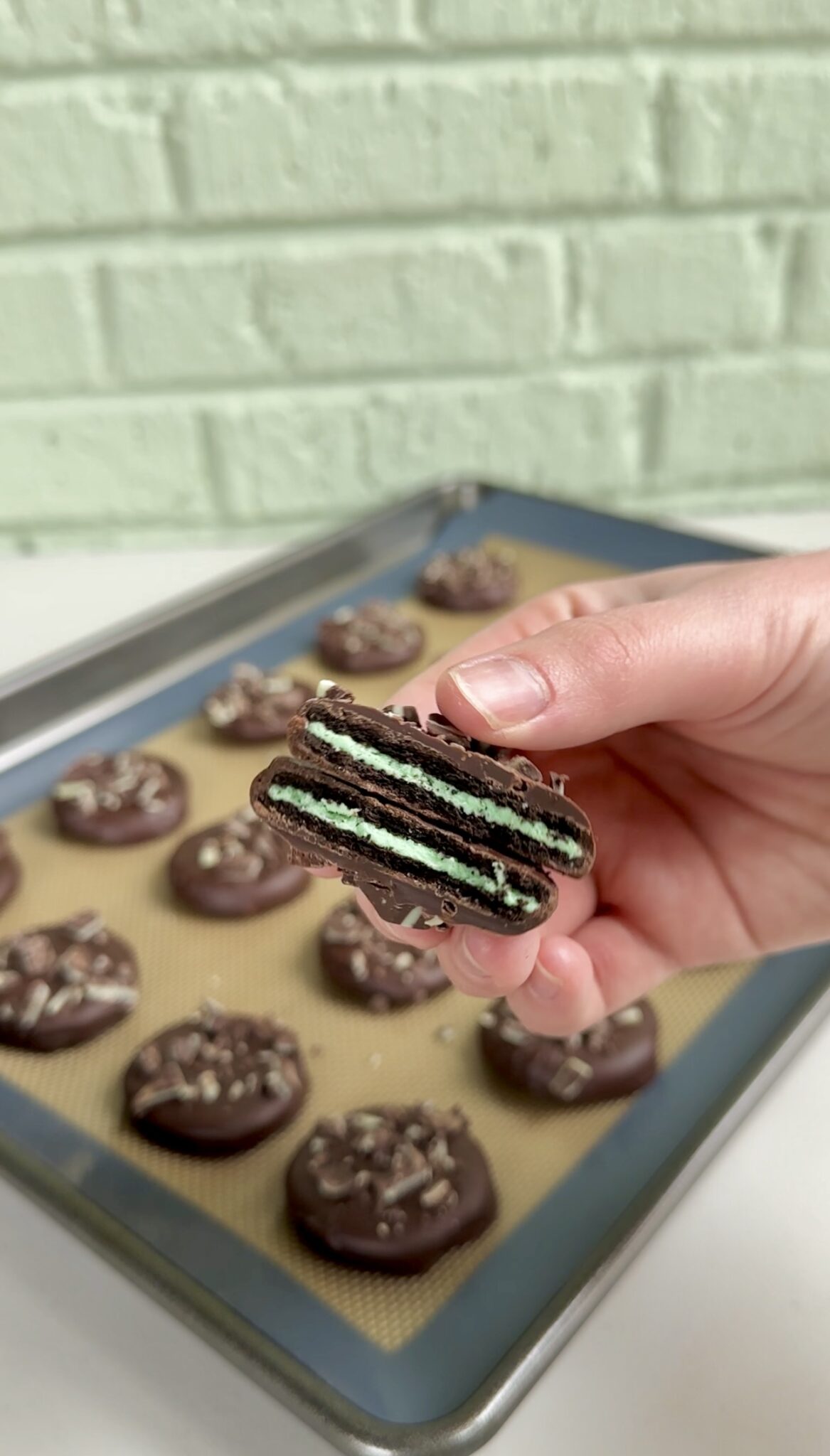 No Bake Thin Mints - Dang That's Sweet