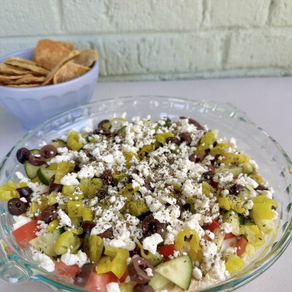 7-Layer Greek Dip - Dang That's Sweet