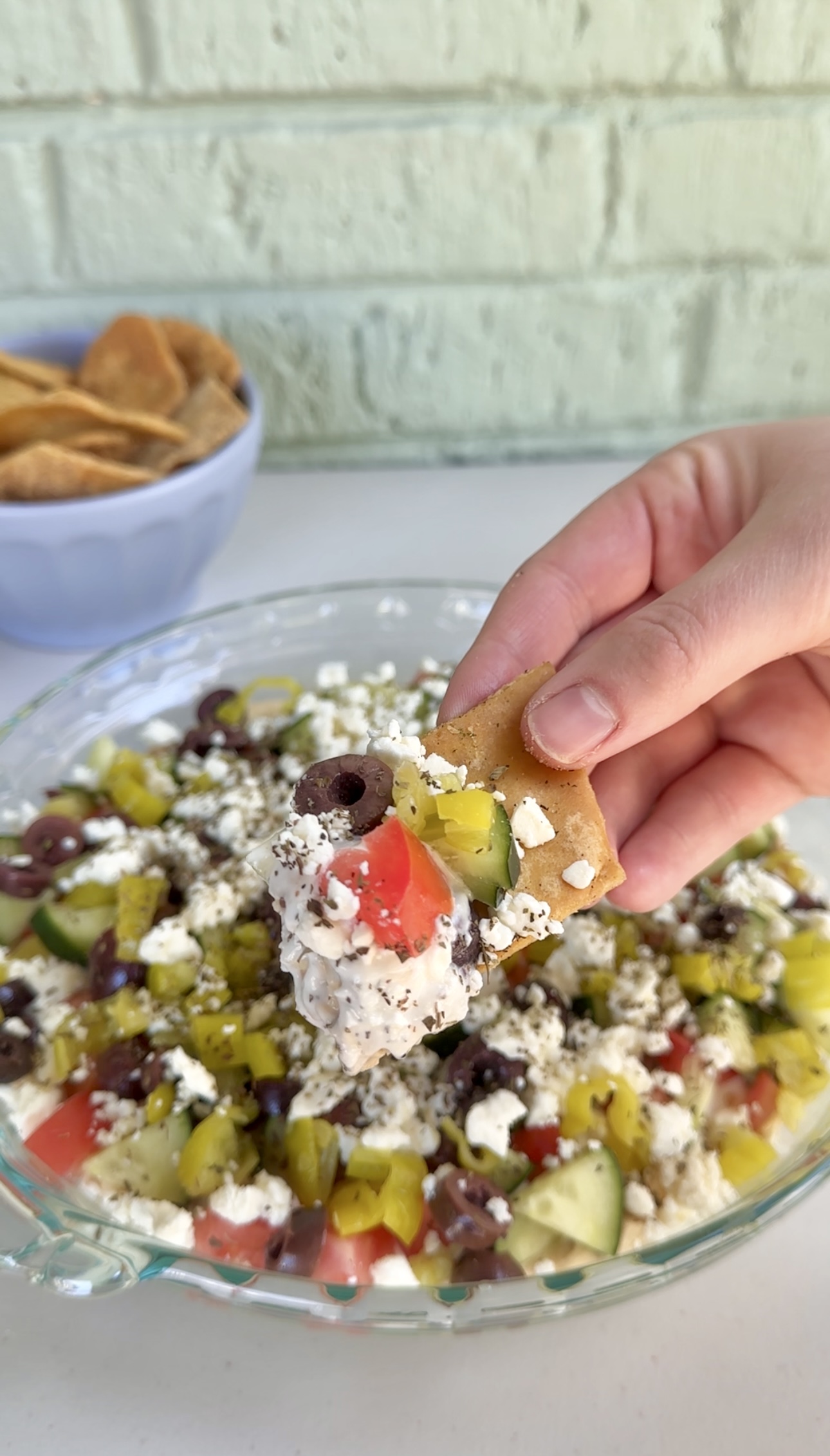 7-Layer Greek Dip - Dang That's Sweet