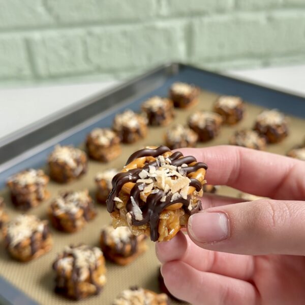 Samoa Pretzel Bites - Dang That's Sweet