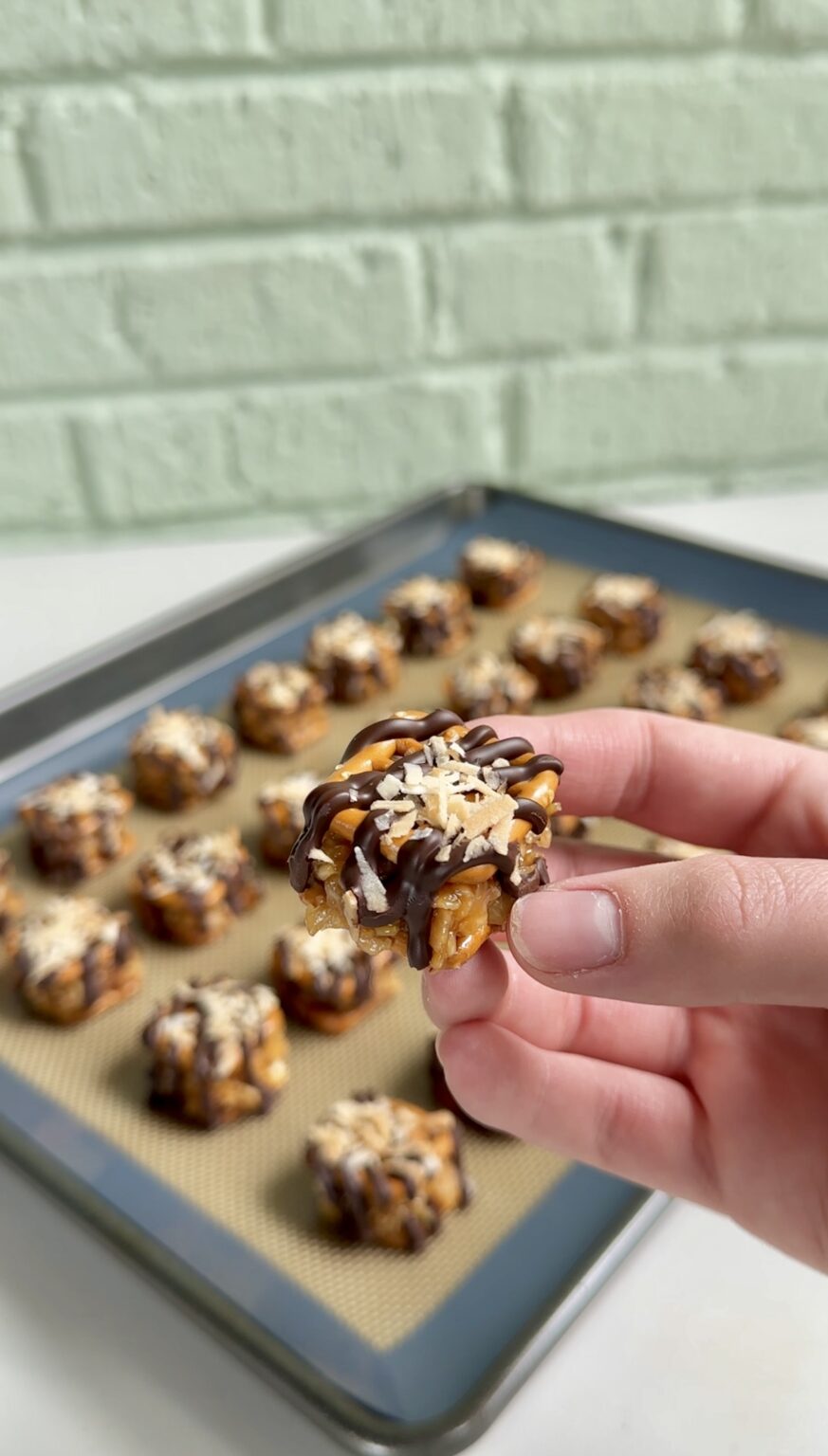 Samoa Pretzel Bites - Dang That's Sweet