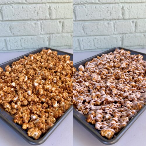 Cinnamon Roll Popcorn - Dang That's Sweet