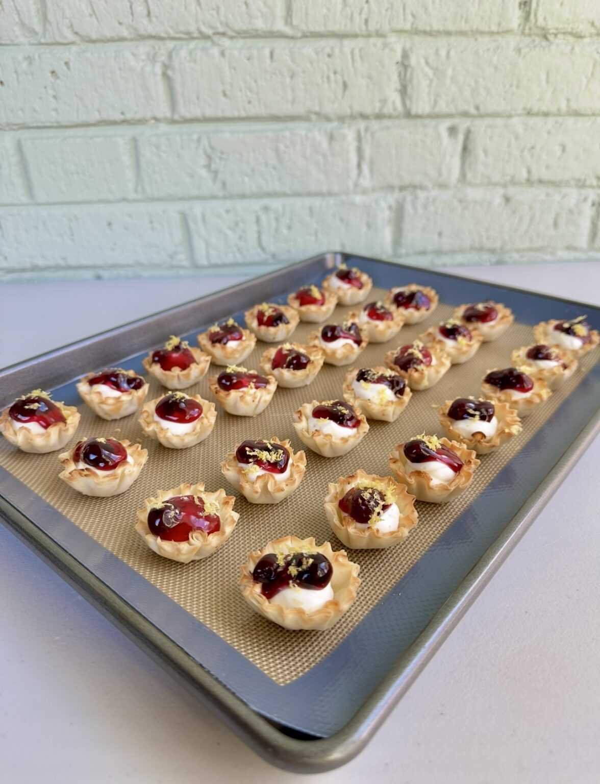 Lemon Blueberry Cheesecake Bites - Dang That's Sweet