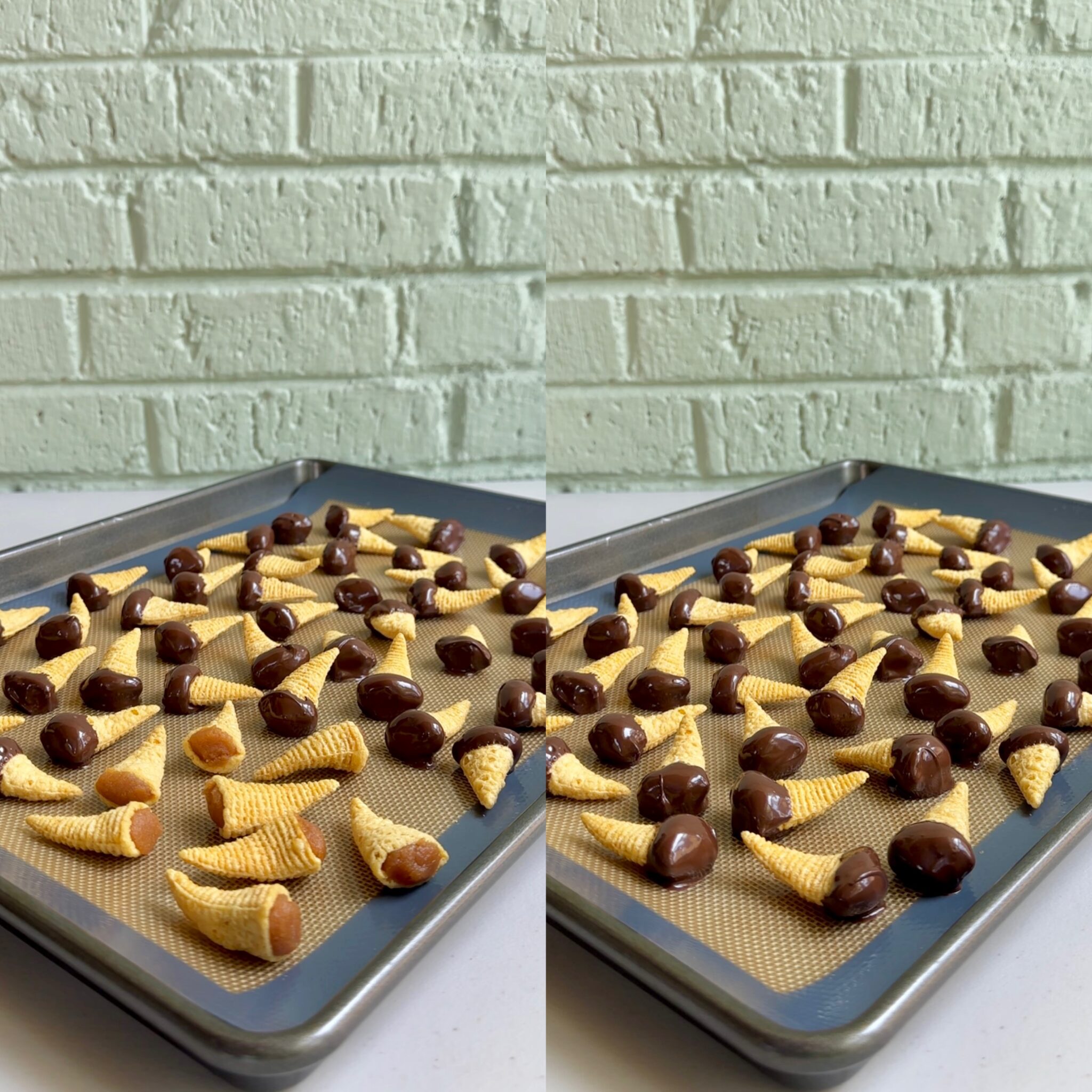 Chocolate Peanut Butter Bugles - Dang That's Sweet