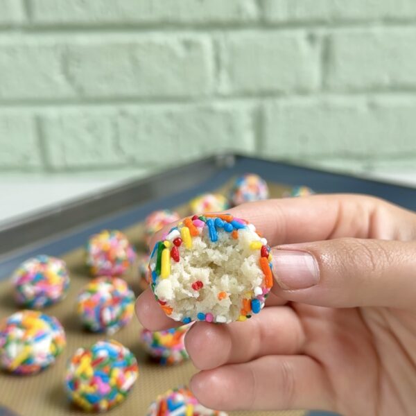 Funfetti Cheesecake Bites - Dang That's Sweet