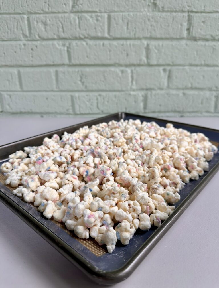 Funfetti Cake Batter Popcorn - Dang That's Sweet