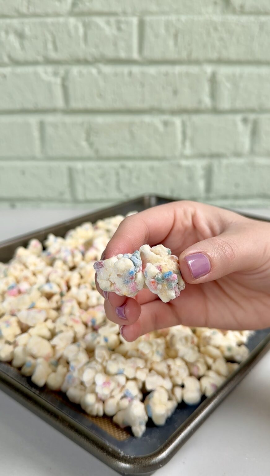 Funfetti Cake Batter Popcorn - Dang That's Sweet